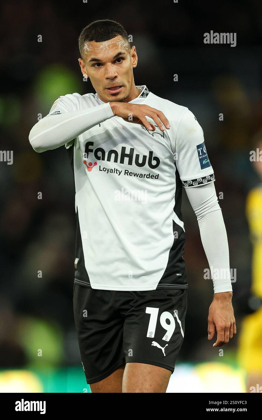 Derby County's Kayden Jackson during the Sky Bet Championship match at ...