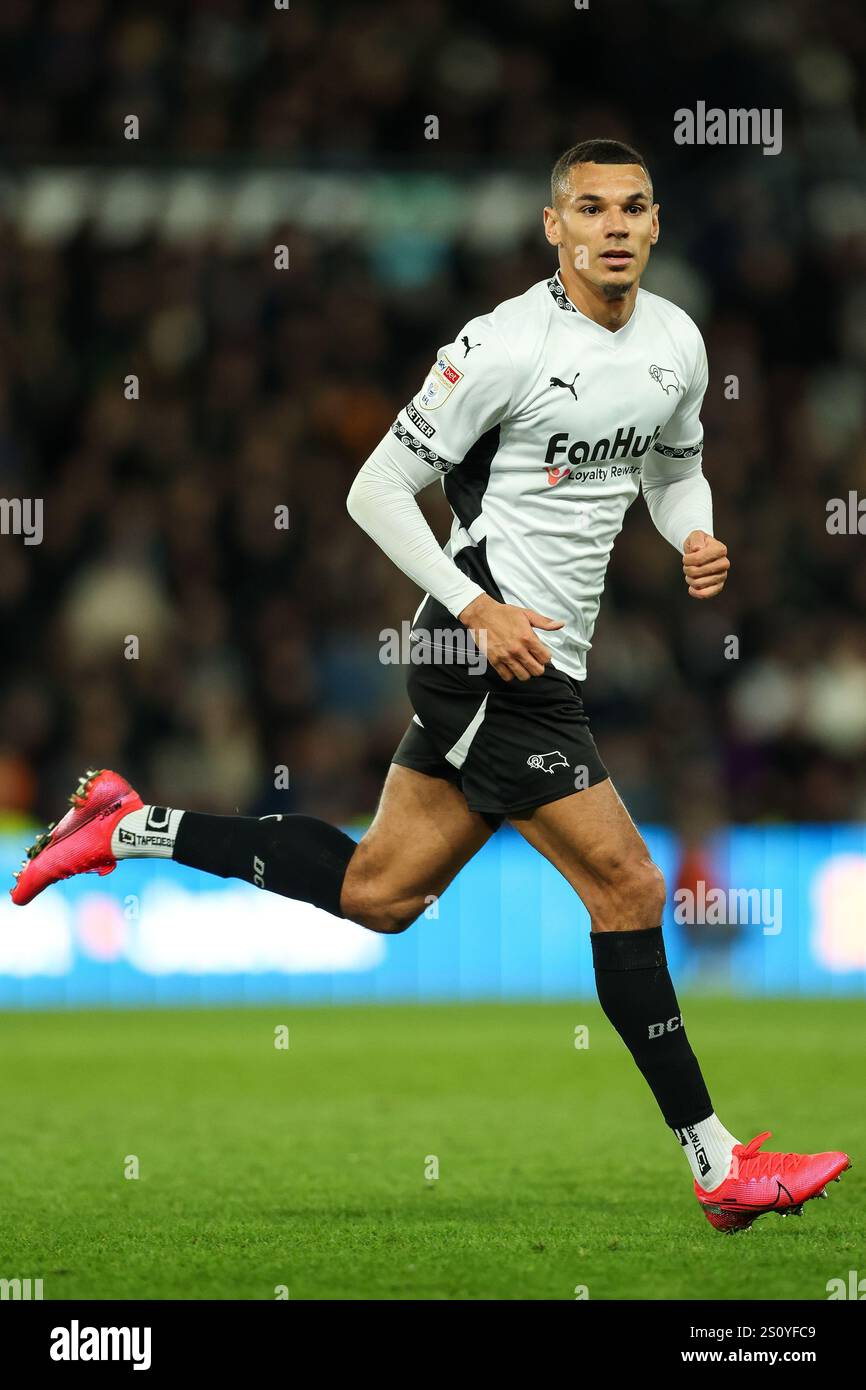 Derby County's Kayden Jackson during the Sky Bet Championship match at ...