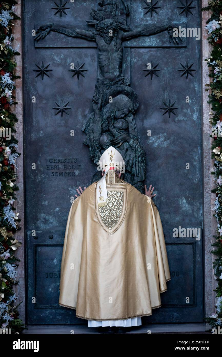 Italy, Rome, December 29, 2024 : The Cardinal of Rome Bartolomeo Reina ...