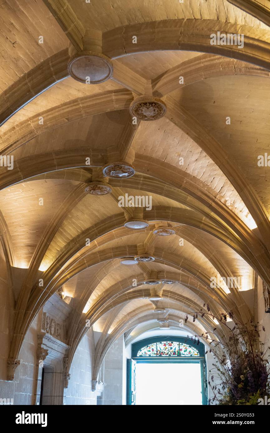 a beautiful multi-arched ceiling at the world-famous 'Ladies chateau ...