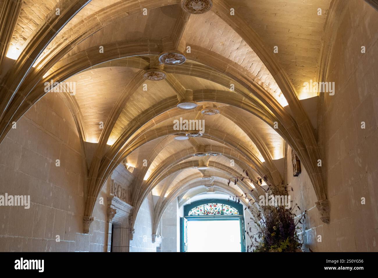 a beautiful multi-arched ceiling at the world-famous 'Ladies chateau ...