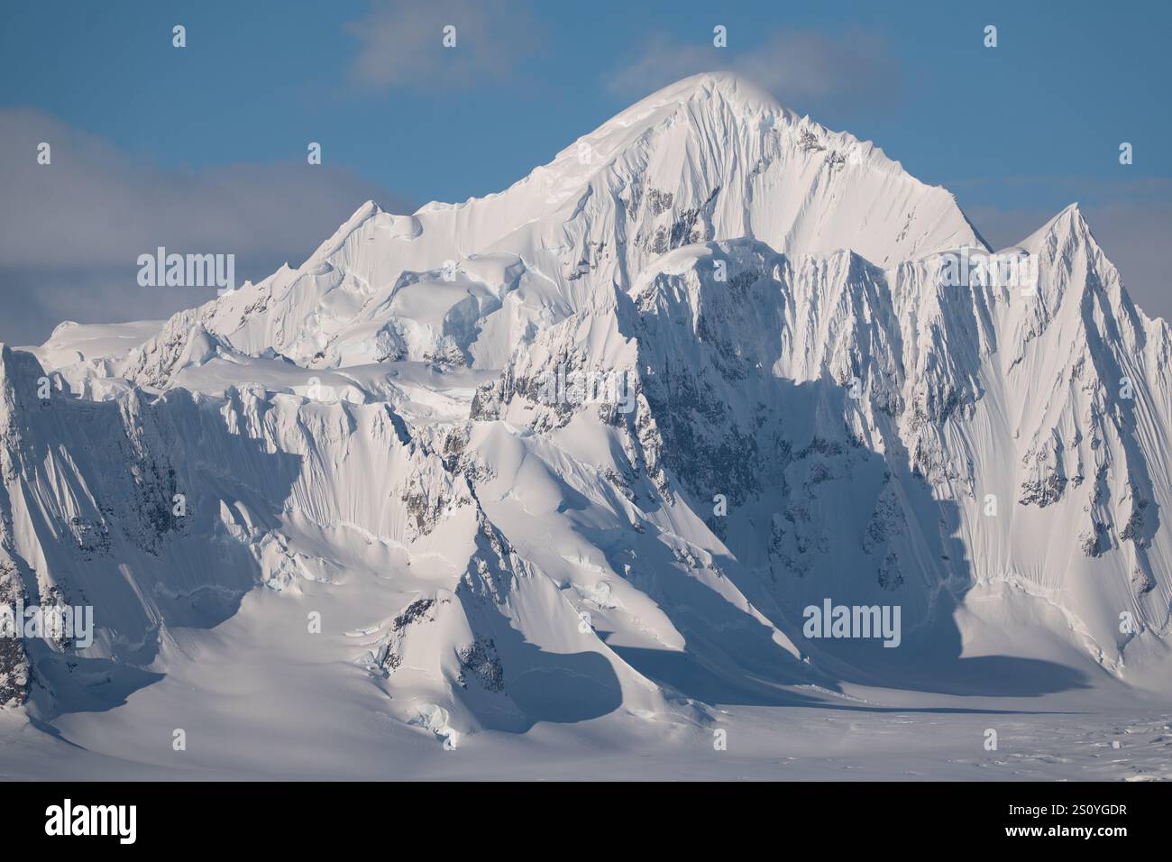 Antarctica view. Seascape and landscape of Antarctica. Glaciers Stock ...