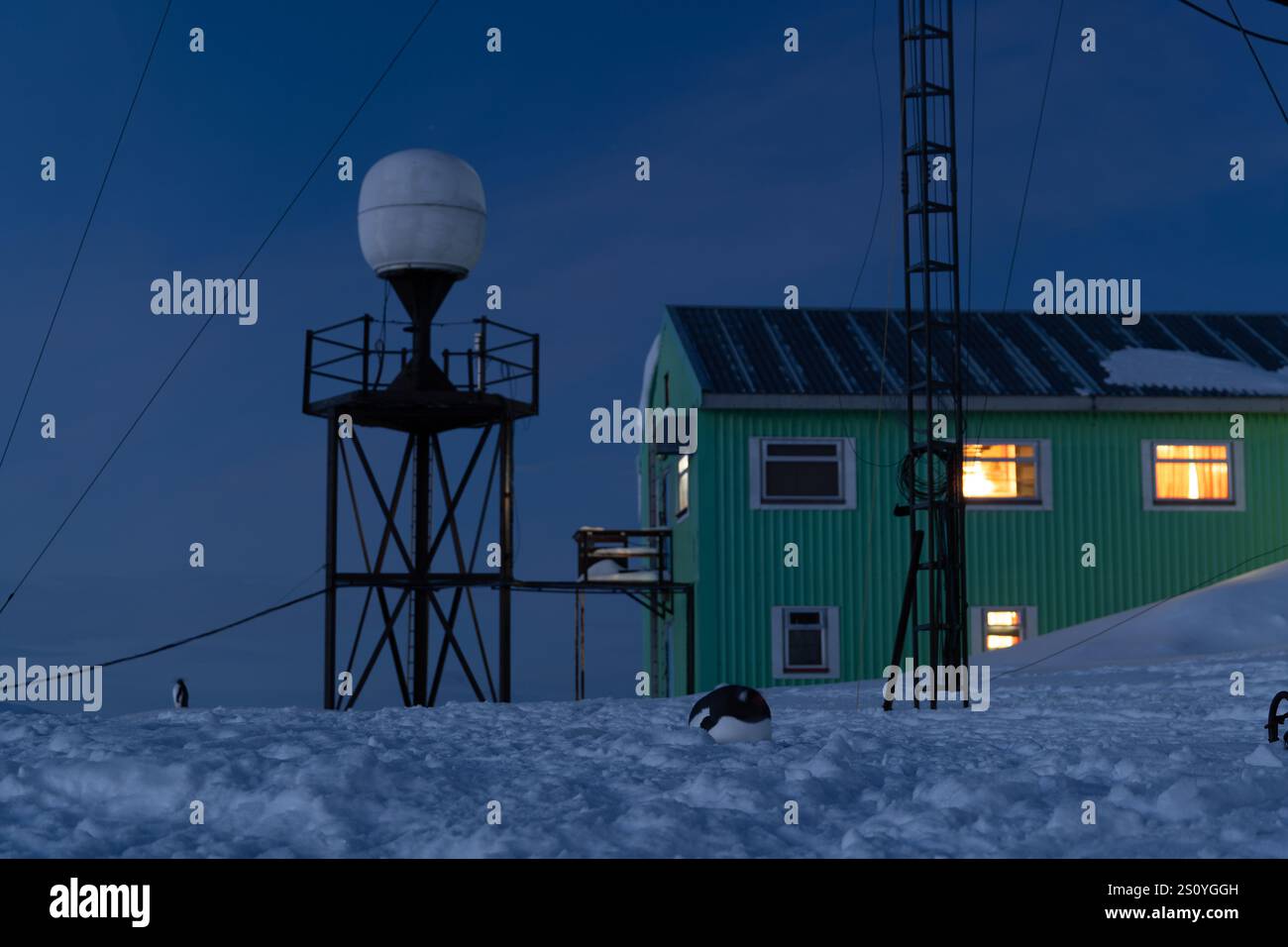 Akademik Vernadsky station. Vernadsky research base in Antarctic Stock ...