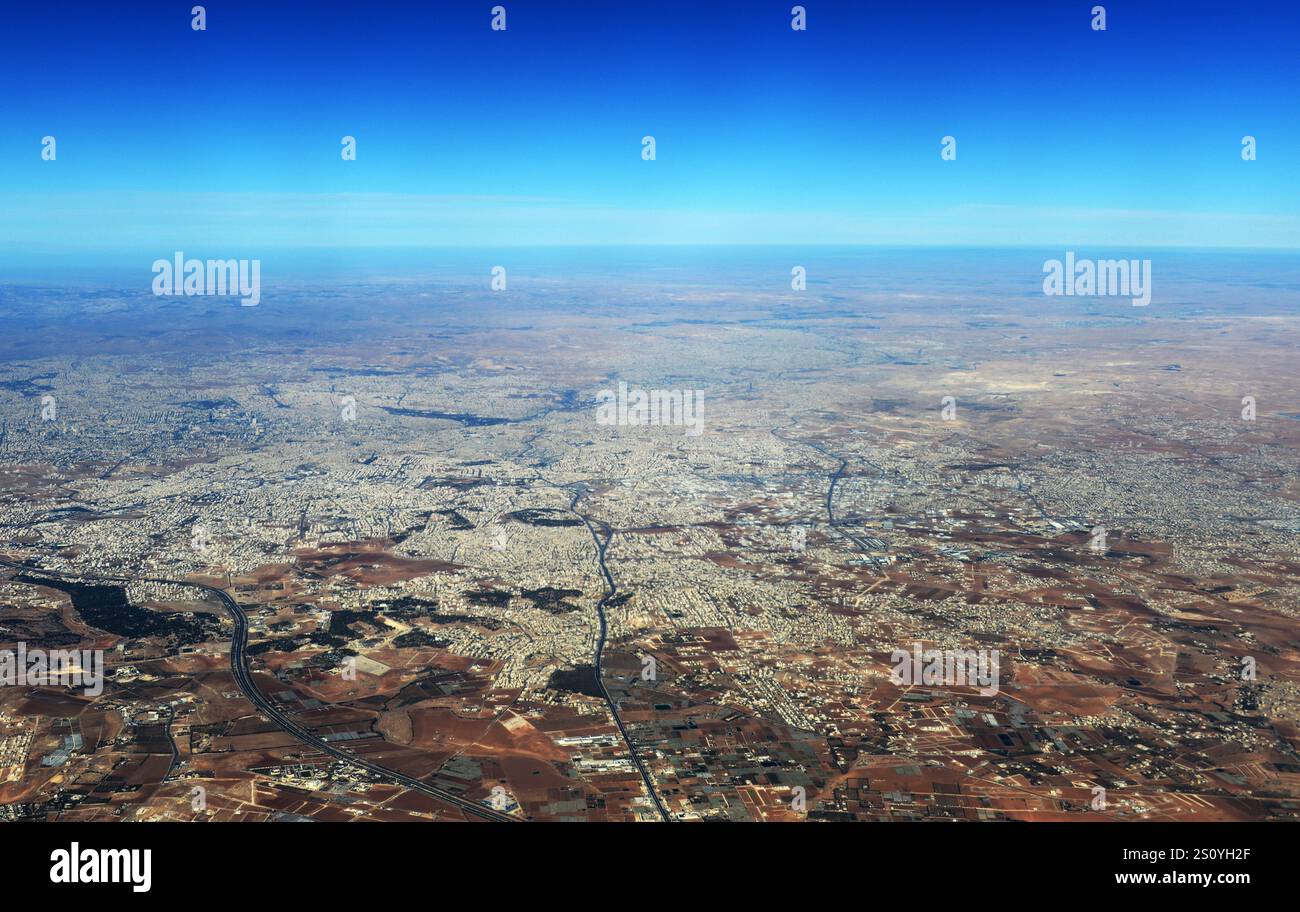 Aerial view of Amman, Jordan Stock Photo - Alamy