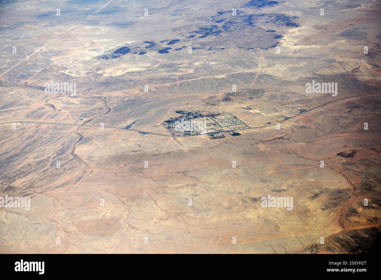 Aerial view of Al-hadithah, Saudi Arabia Stock Photo - Alamy