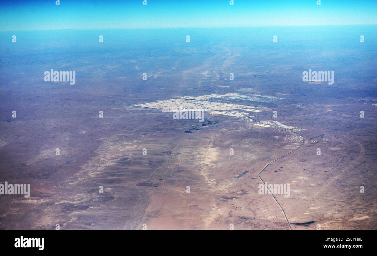 Aerial view of Hafar Al Batin in Saudi Arabia Stock Photo - Alamy