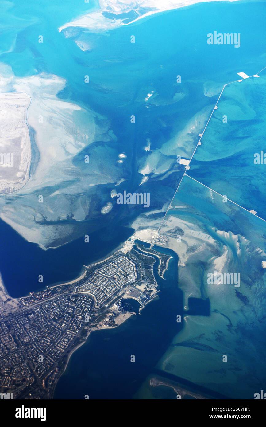 Aerial view of Al Jubail, Saudi Arabia Stock Photo - Alamy
