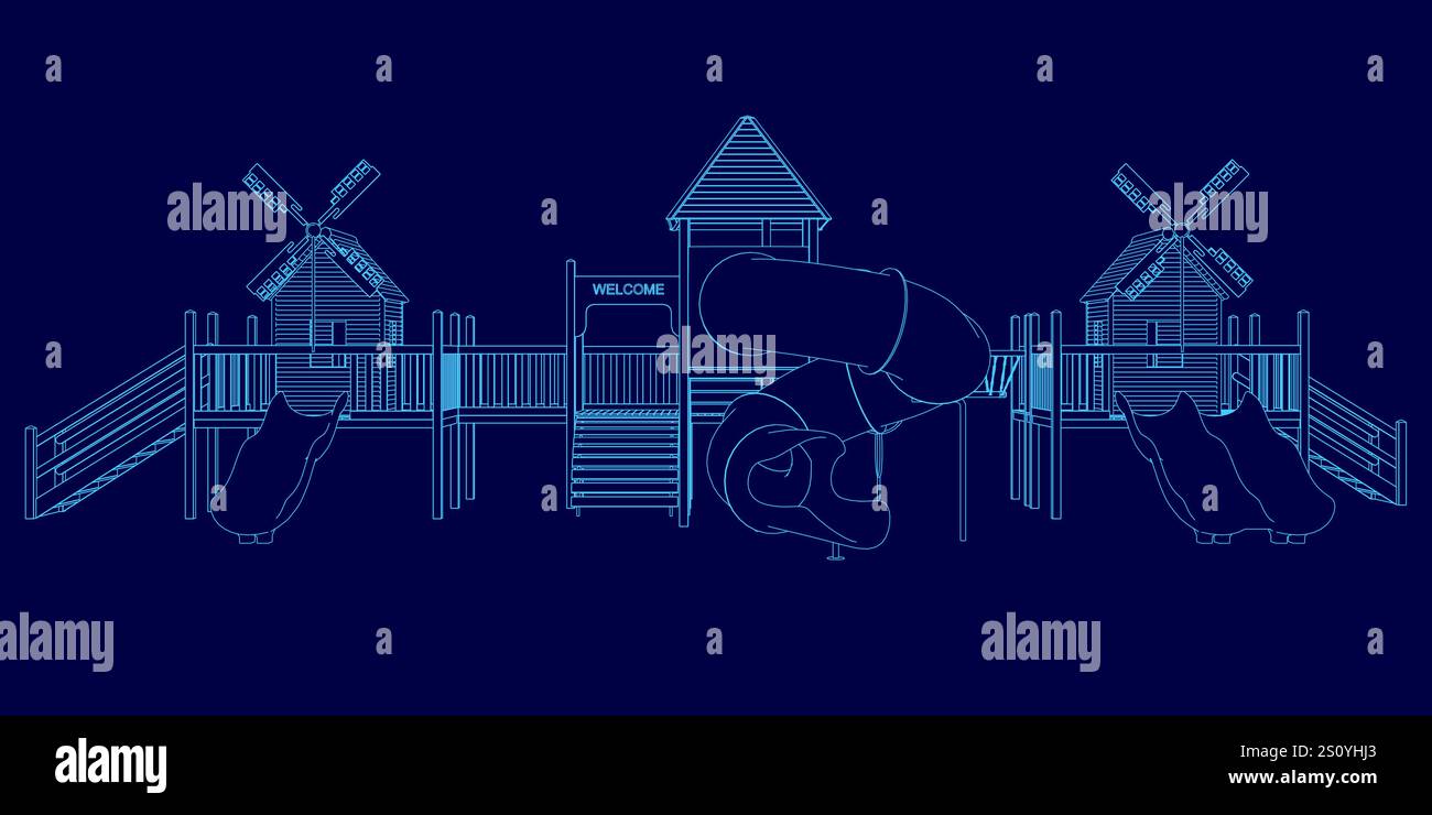 Historical playground Stock Vector Images - Alamy