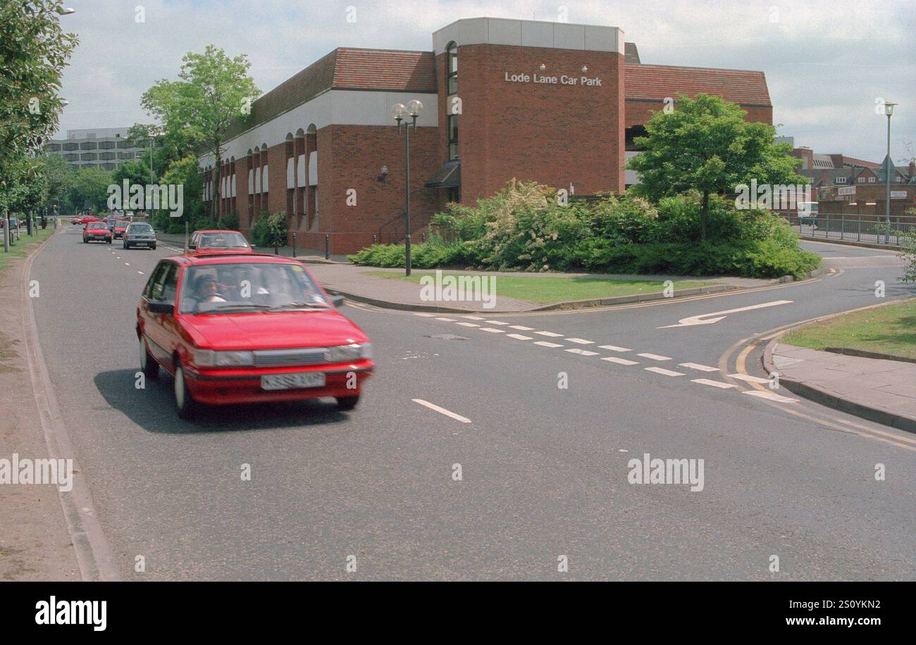 The Lode Lane Car Park in Solihull town centre Stock Photo - Alamy