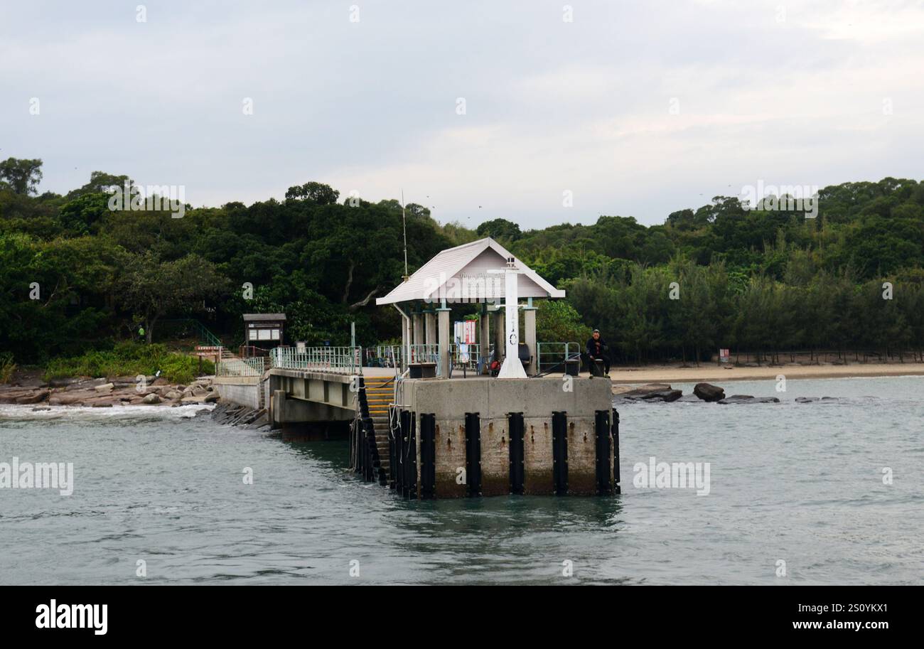 The ferry pier in Tung Ping Chau, Hong Kong Stock Photo - Alamy