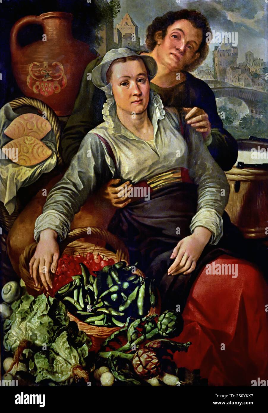 Market Scene 1570=1574 by Joachim Beuckelaer Antwerp,1533 – Antwerp ...
