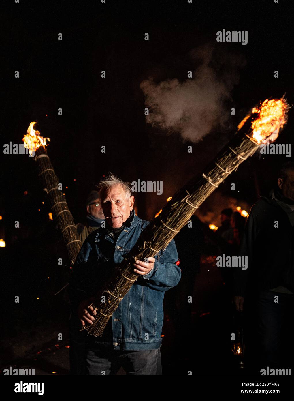 Christmas Eve Fia-Faia Festival in BagÃ Stock Photo - Alamy