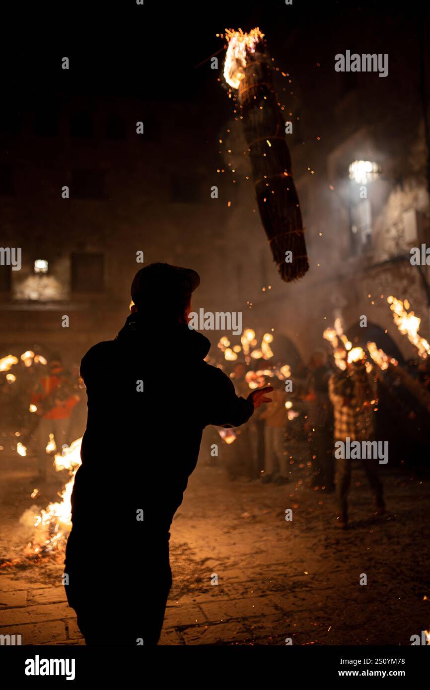 Christmas Eve Fia-Faia Festival in BagÃ Stock Photo - Alamy