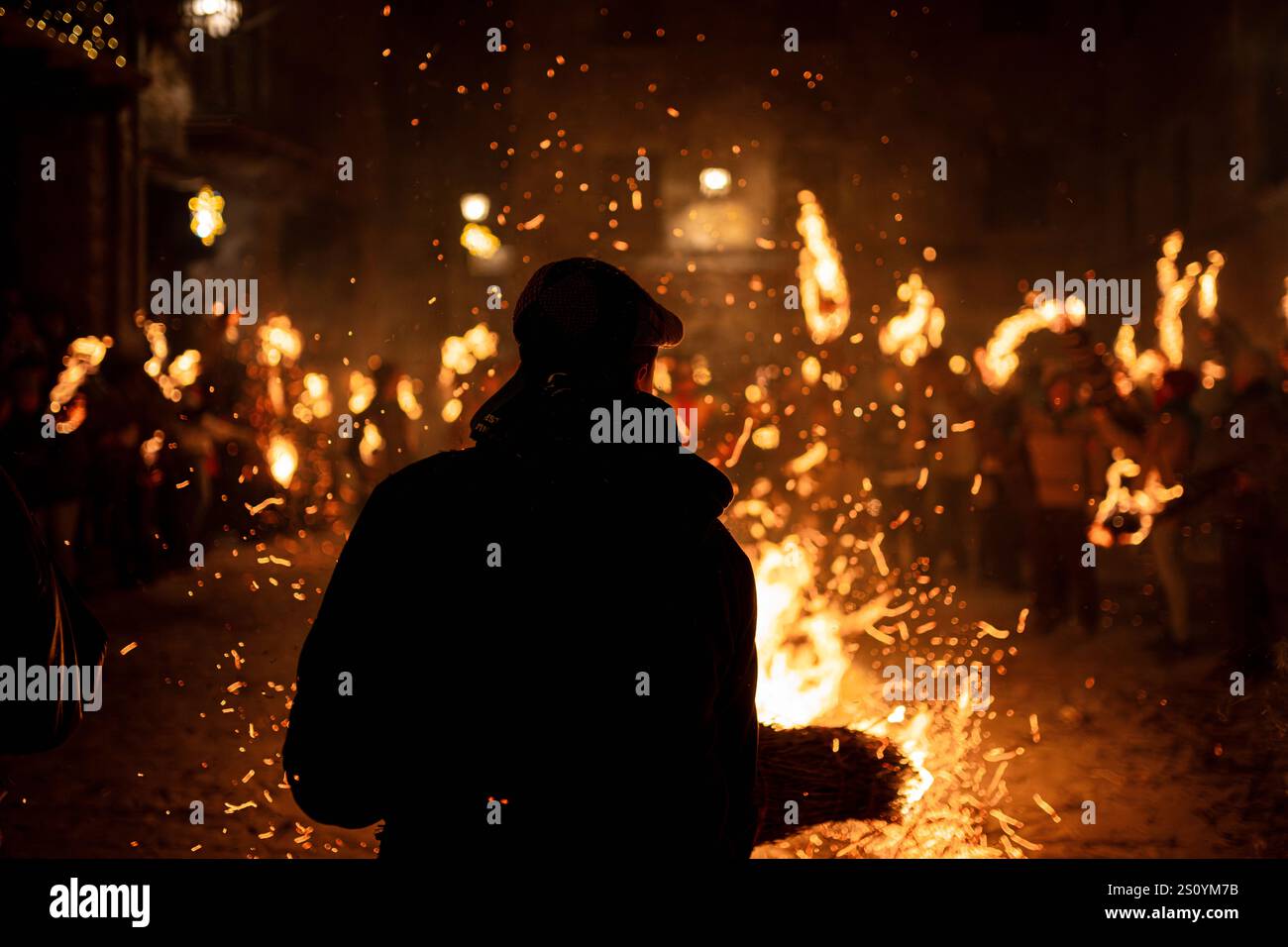 Christmas Eve Fia-Faia Festival in BagÃ Stock Photo - Alamy