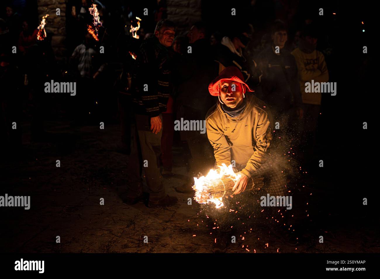 Christmas Eve Fia-Faia Festival in BagÃ Stock Photo - Alamy