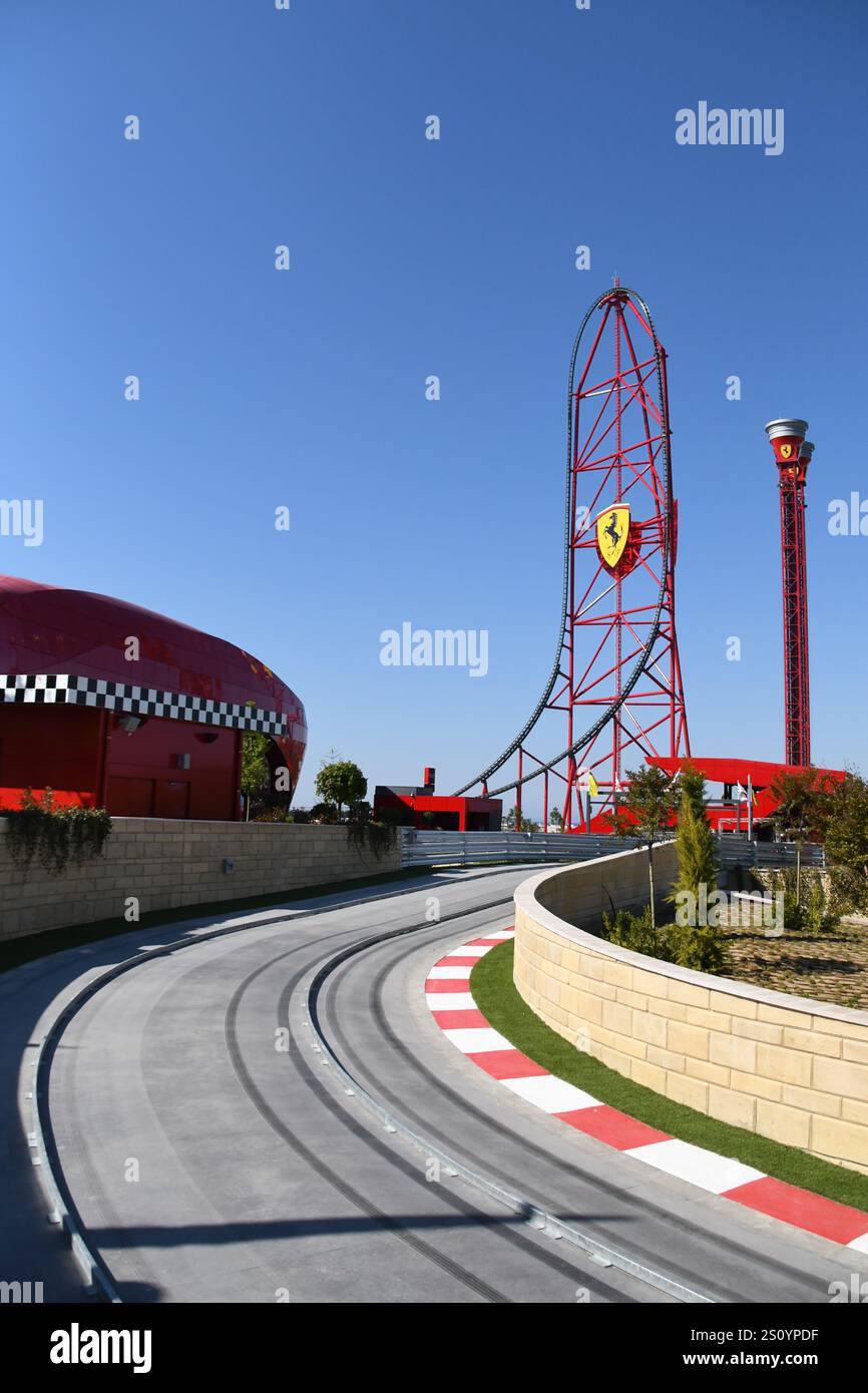 PortAventura, Spain. 6 April 2017. Ferrari Land opened at PortAventura ...