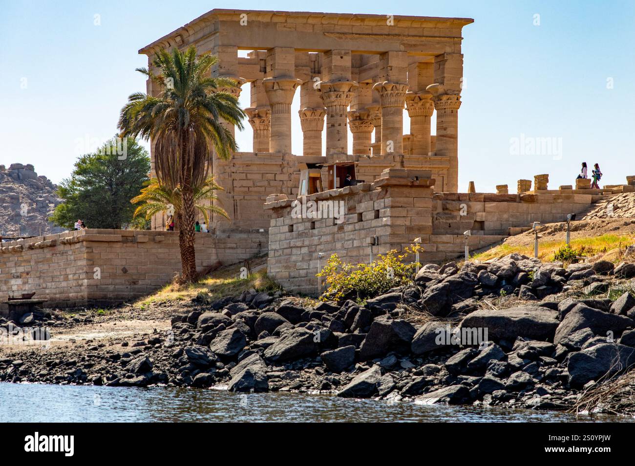 Aswan, Egypt; January 18, 2024: Visit the Temple of Jnum on Elephantine ...