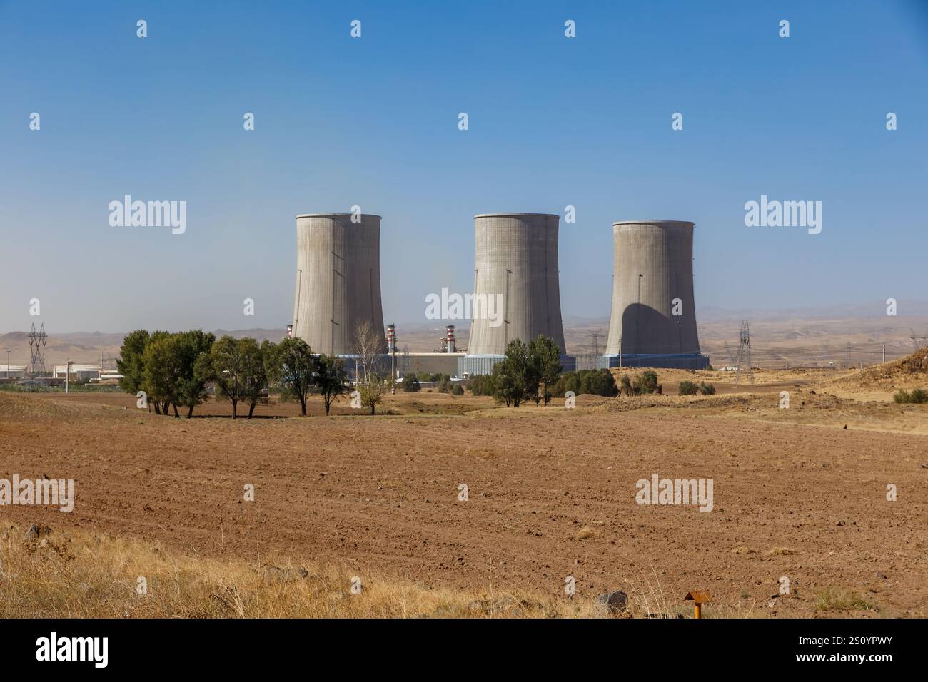 Ardabil Province, Iran - September 29, 2024: Sabalan Combined Cycle ...
