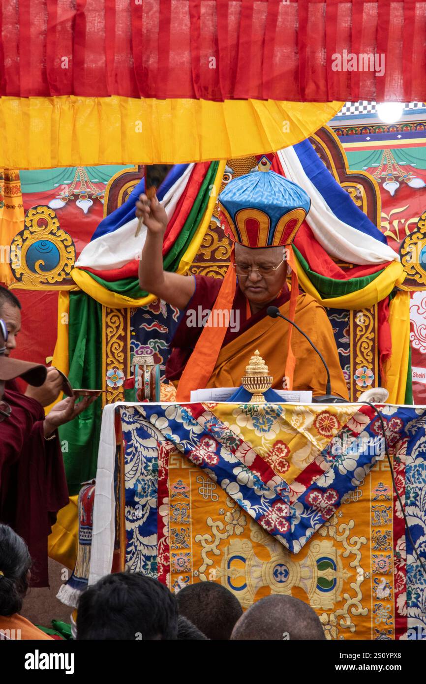 Introduction of Bardo by Menri Ponlob Thinley Nyima Rinpoche at the ...
