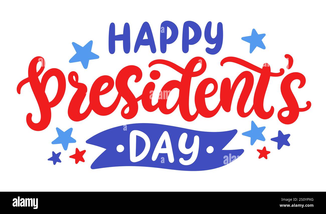Presidents day design card Stock Vector Images - Alamy