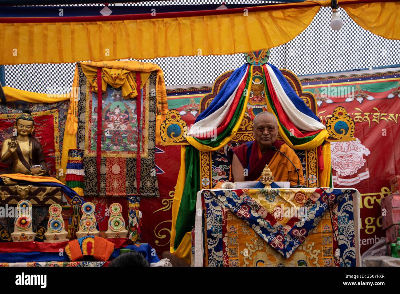Introduction of Bardo by Menri Ponlob Thinley Nyima Rinpoche at the ...