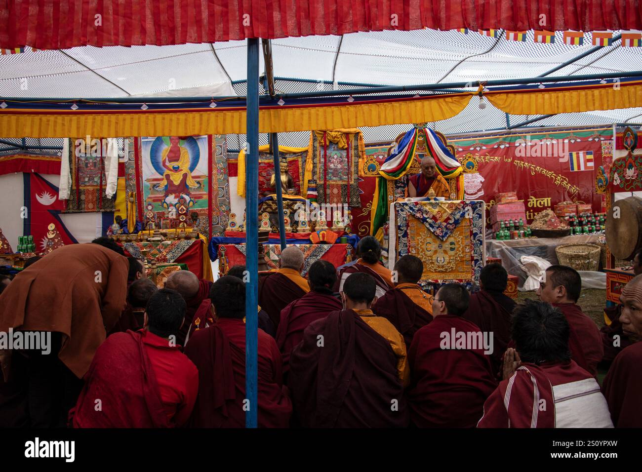 Introduction of Bardo by Menri Ponlob Thinley Nyima Rinpoche at the ...