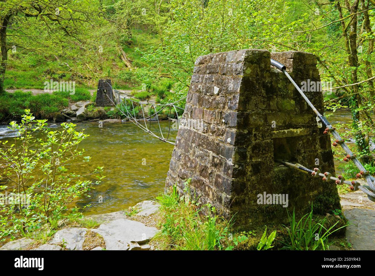 Structure Across The River Barle Nr Tarr Steps, Exmoor National Park ...