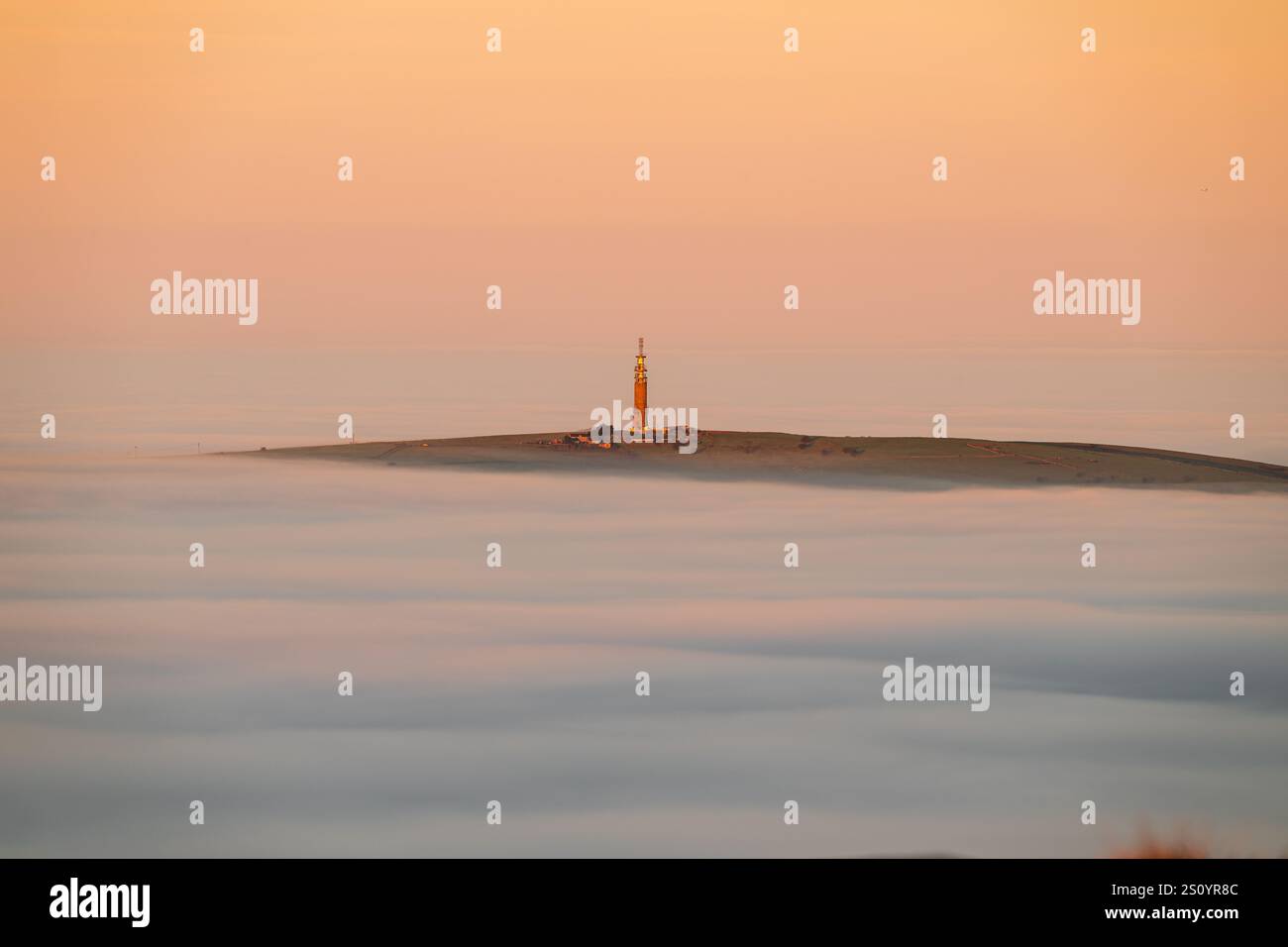 Sutton Common BT Tower on Croker Hill, Macclesfield, Cheshire poking ...