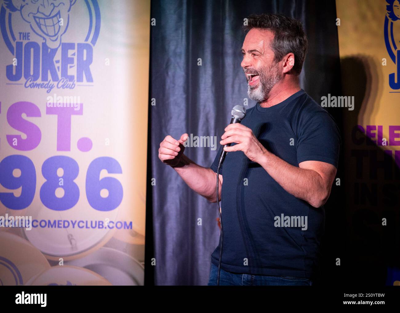 Phil Nichol performing at Joker Comedy Club, Southend-on-Sea, Essex ...
