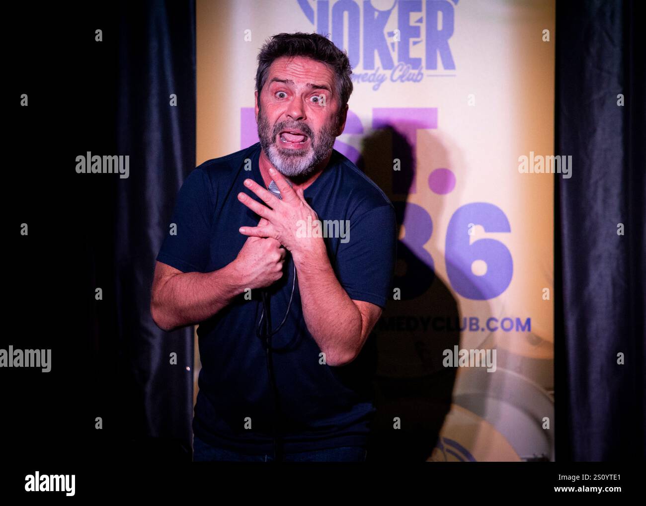 Phil Nichol performing at Joker Comedy Club, Southend-on-Sea, Essex ...
