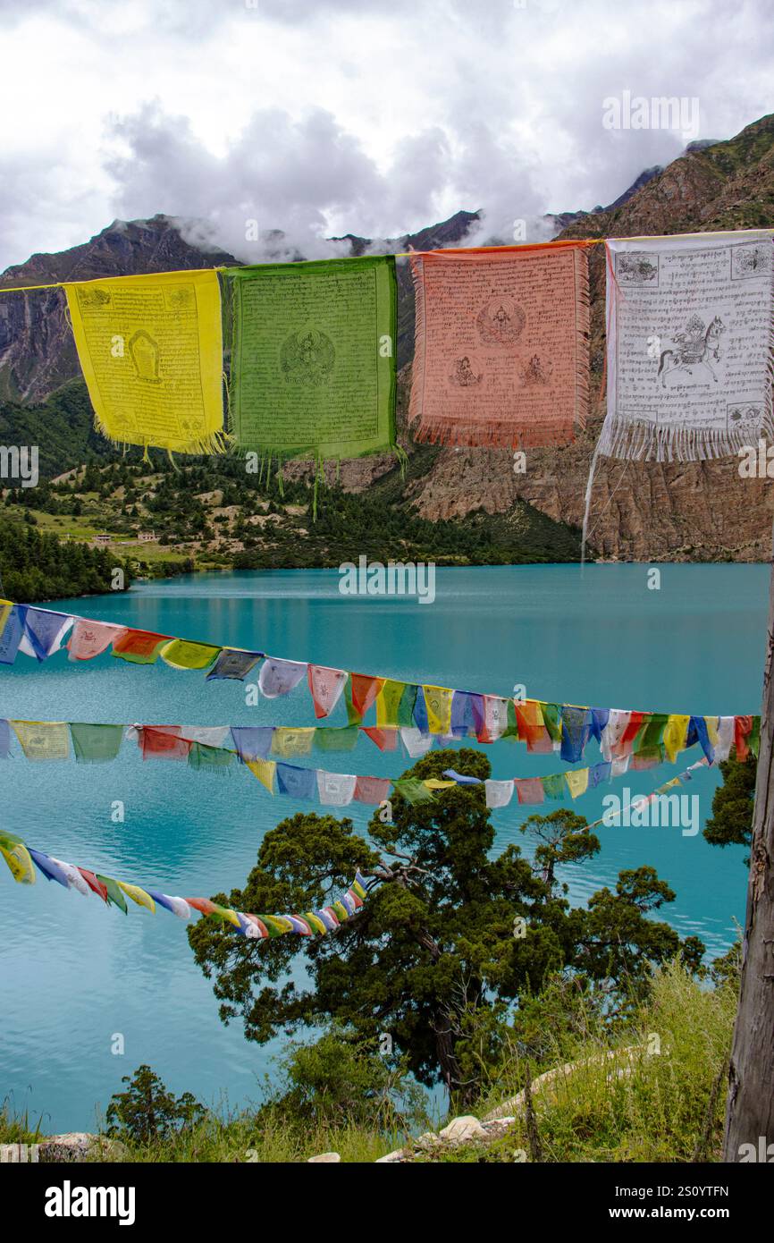 Shey Phoksundo Lake, located in the Ringmo Village of the remote Dolpa ...