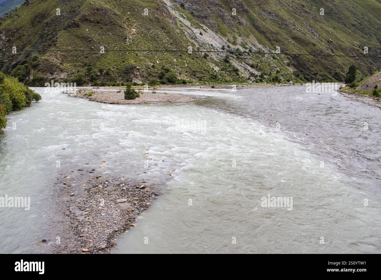 Confluence of Bheri River, Suligadh, Dolpa, Nepal Stock Photo - Alamy