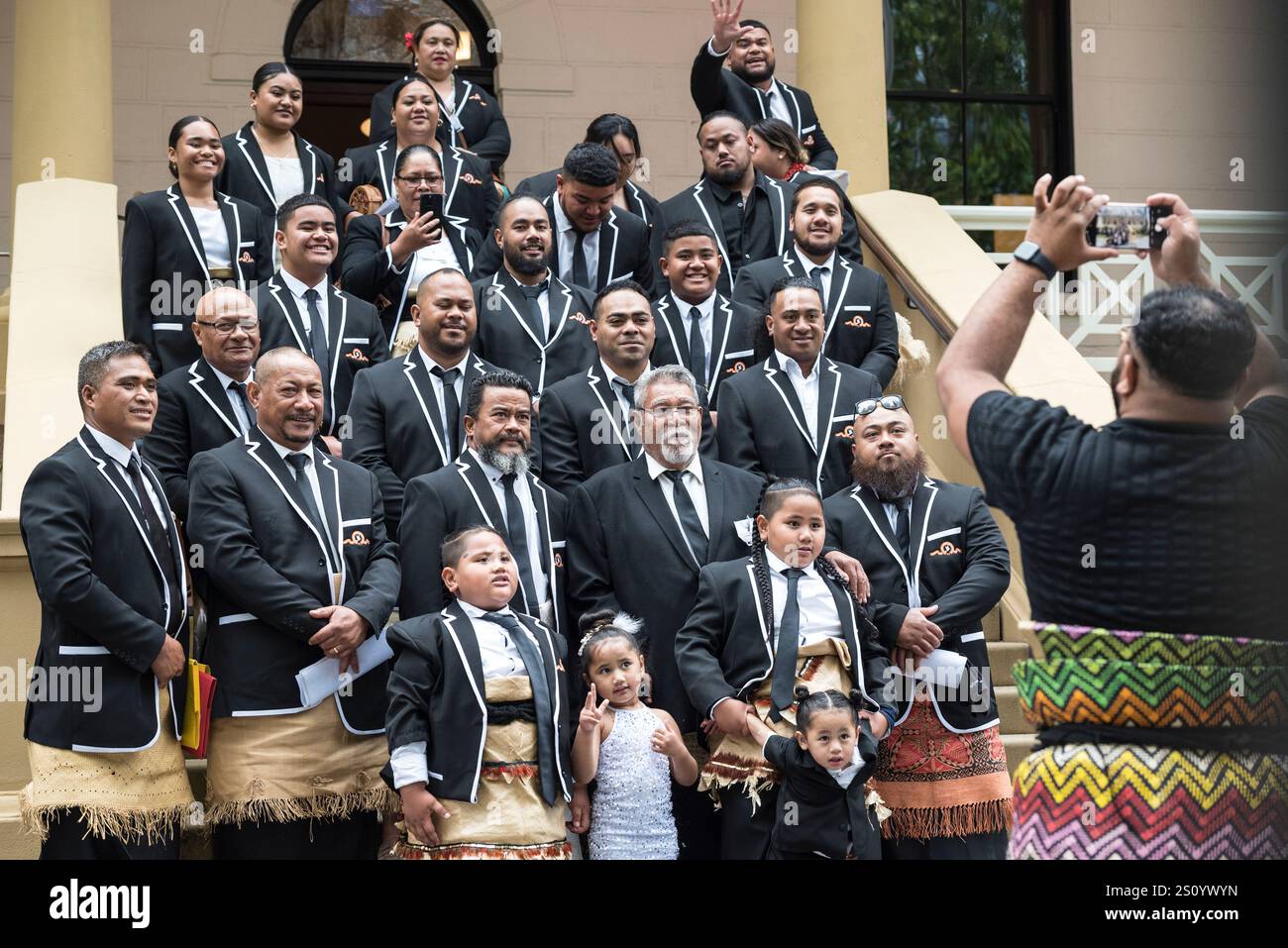 Aboriginal people gathering and celebration at the Parliament of New ...