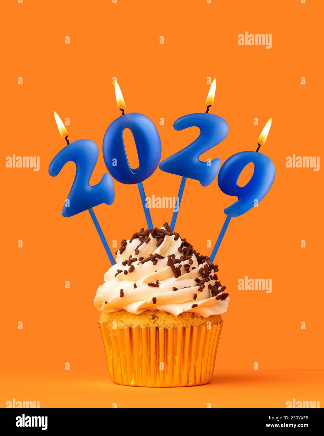 Candles number 2029 for happy new year - New Year's Eve Celebration ...