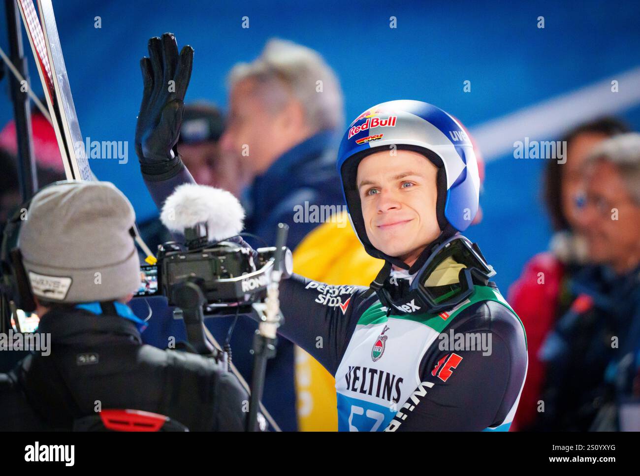 Andreas WELLINGER, GER at the 73. Four Hills Tournament Ski Jumping on ...
