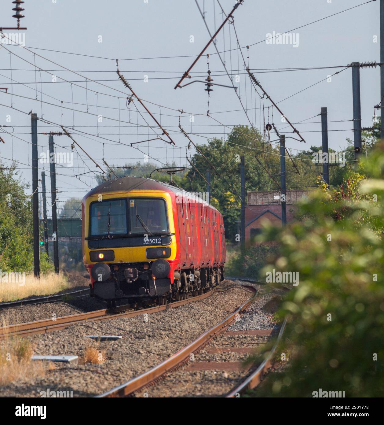 DB cargo operated Royal Mail class 325 postal trains on the west coast ...