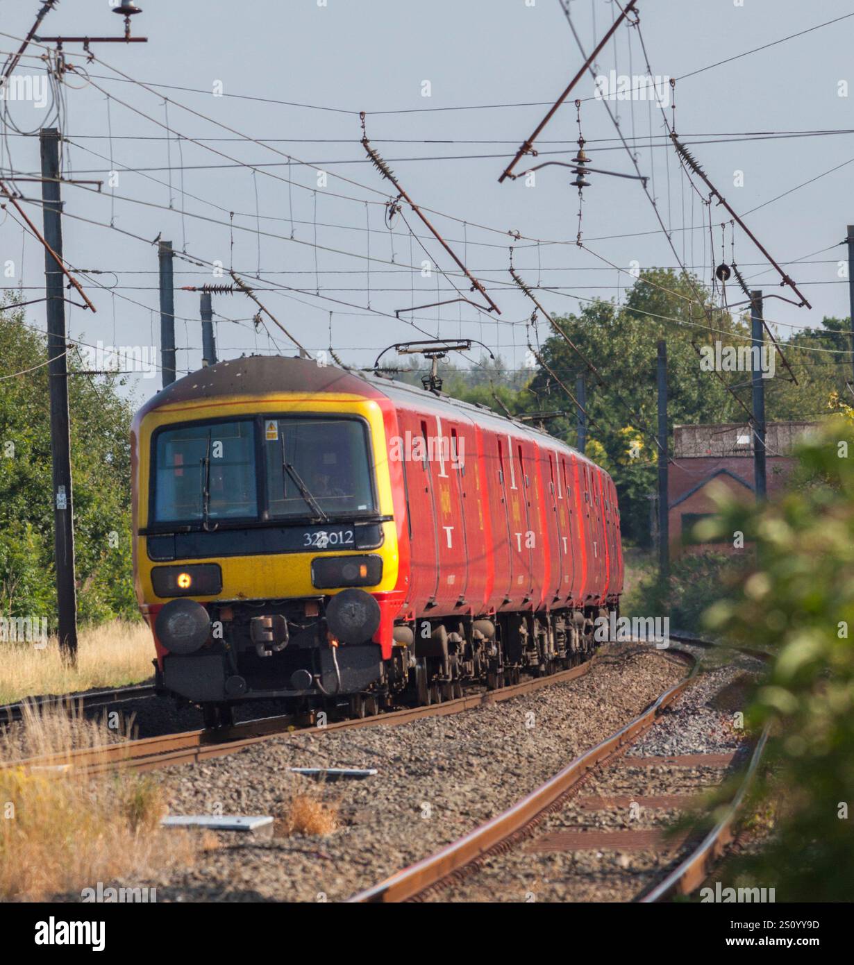 DB cargo operated Royal Mail class 325 postal trains on the west coast ...