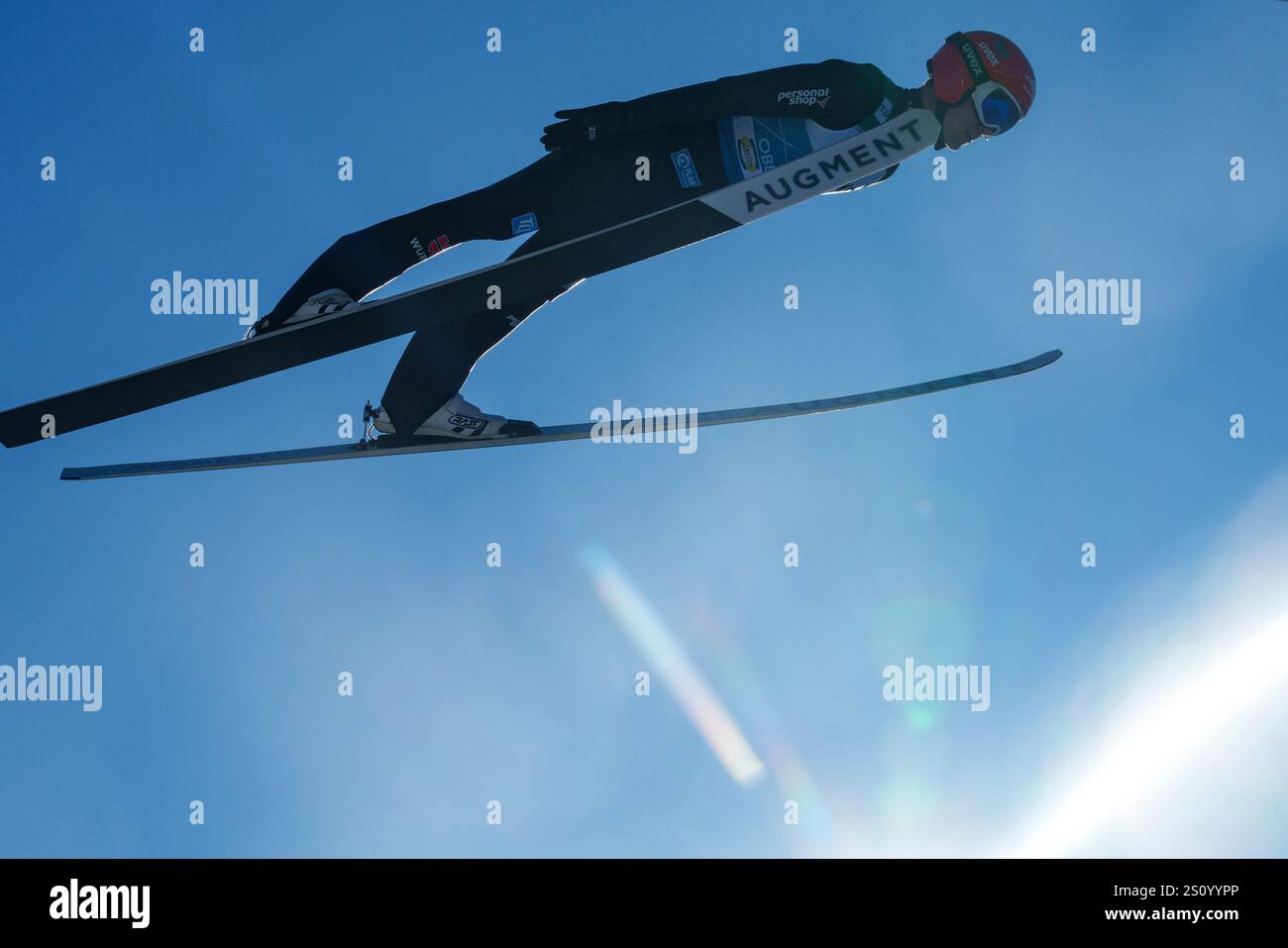 Stephan LEYHE, GER in flight action at the 73. Four Hills Tournament ...