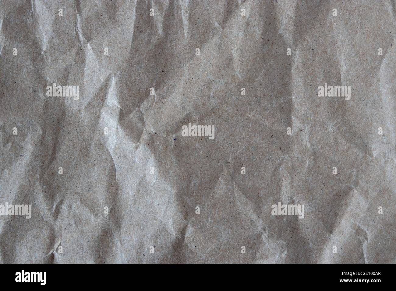 Crumpled paper texture. Wrinkled recycled brown wrapping paper ...