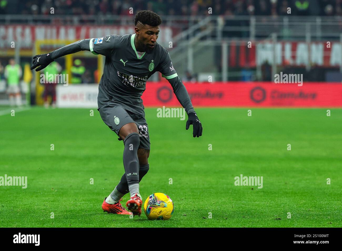 Milan, Italien. 29th Dec, 2024. Emerson Royal of AC Milan seen in ...