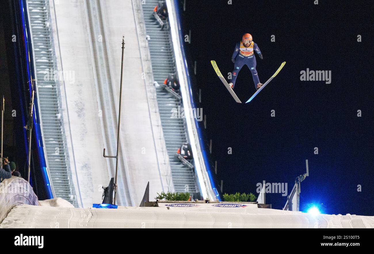 Pius PASCHKE, GER in flight action at the 73. Four Hills Tournament Ski ...