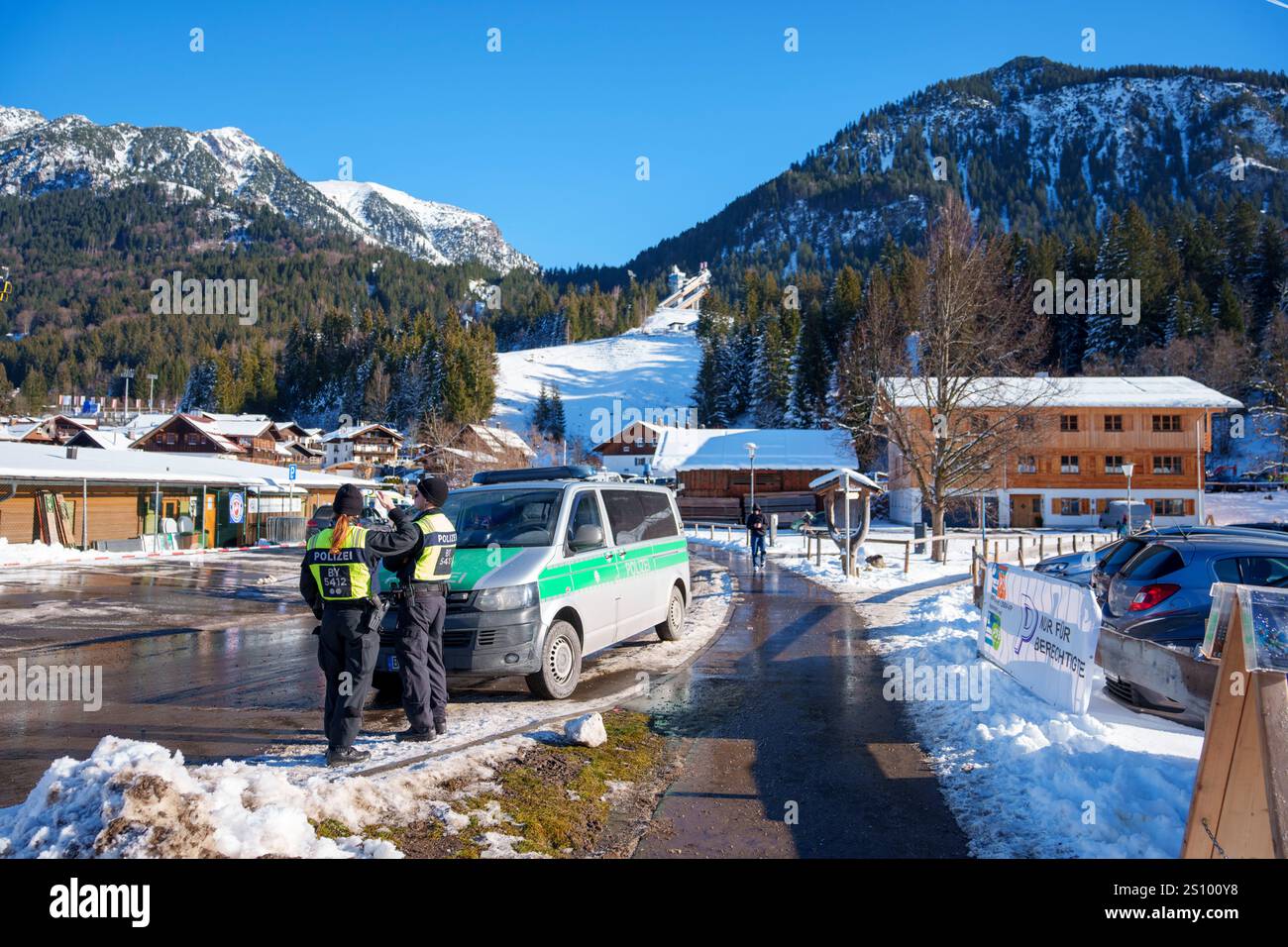 Police at the 73. Four Hills Tournament Ski Jumping on Dec 28, 2024 at ...