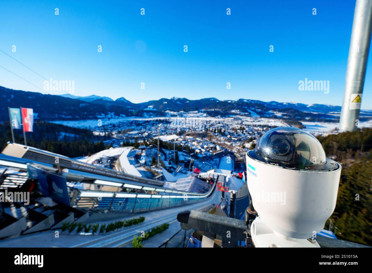 Security cam at the 73. Four Hills Tournament Ski Jumping on Dec 28 ...