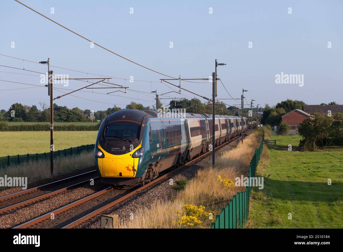 Avanti west coast class 390 Alstom Pendolino train 390045 on the ...