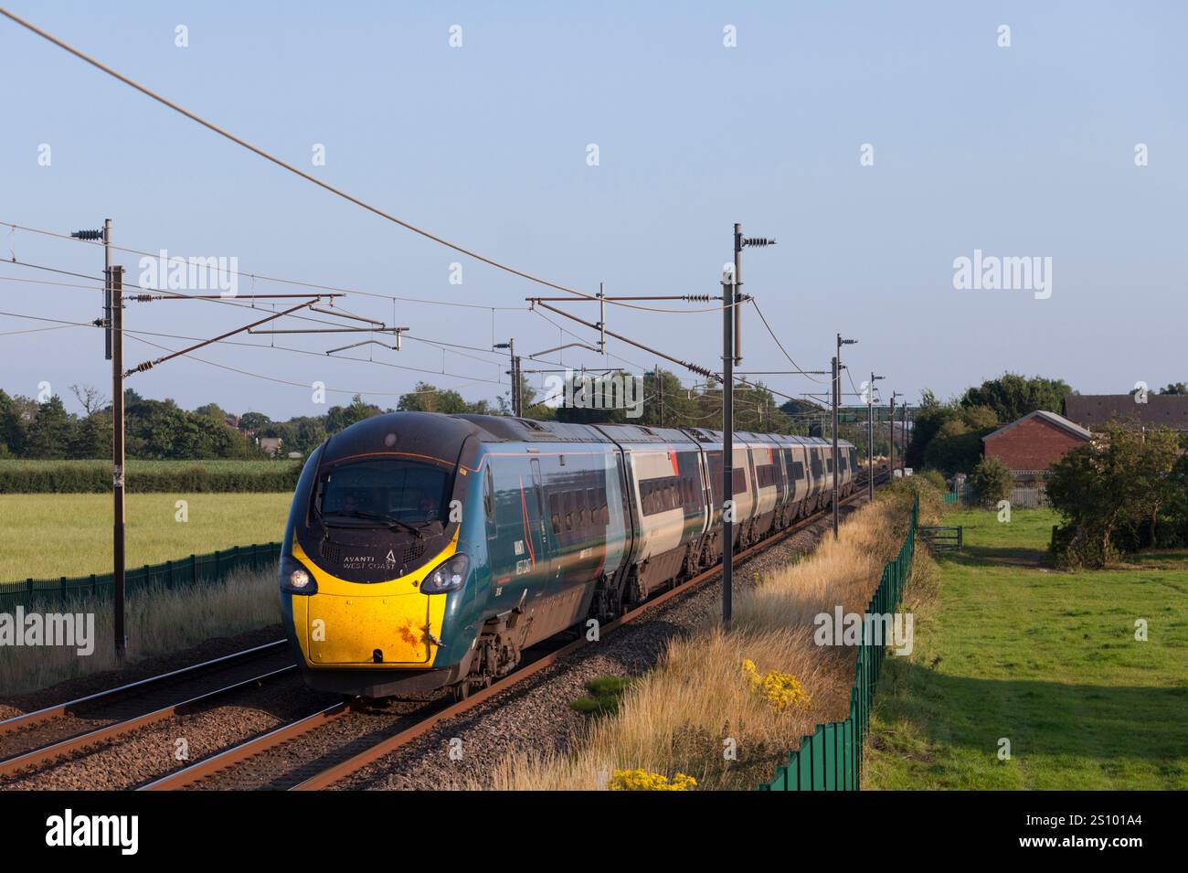 Avanti west coast class 390 Alstom Pendolino train 390045 on the ...