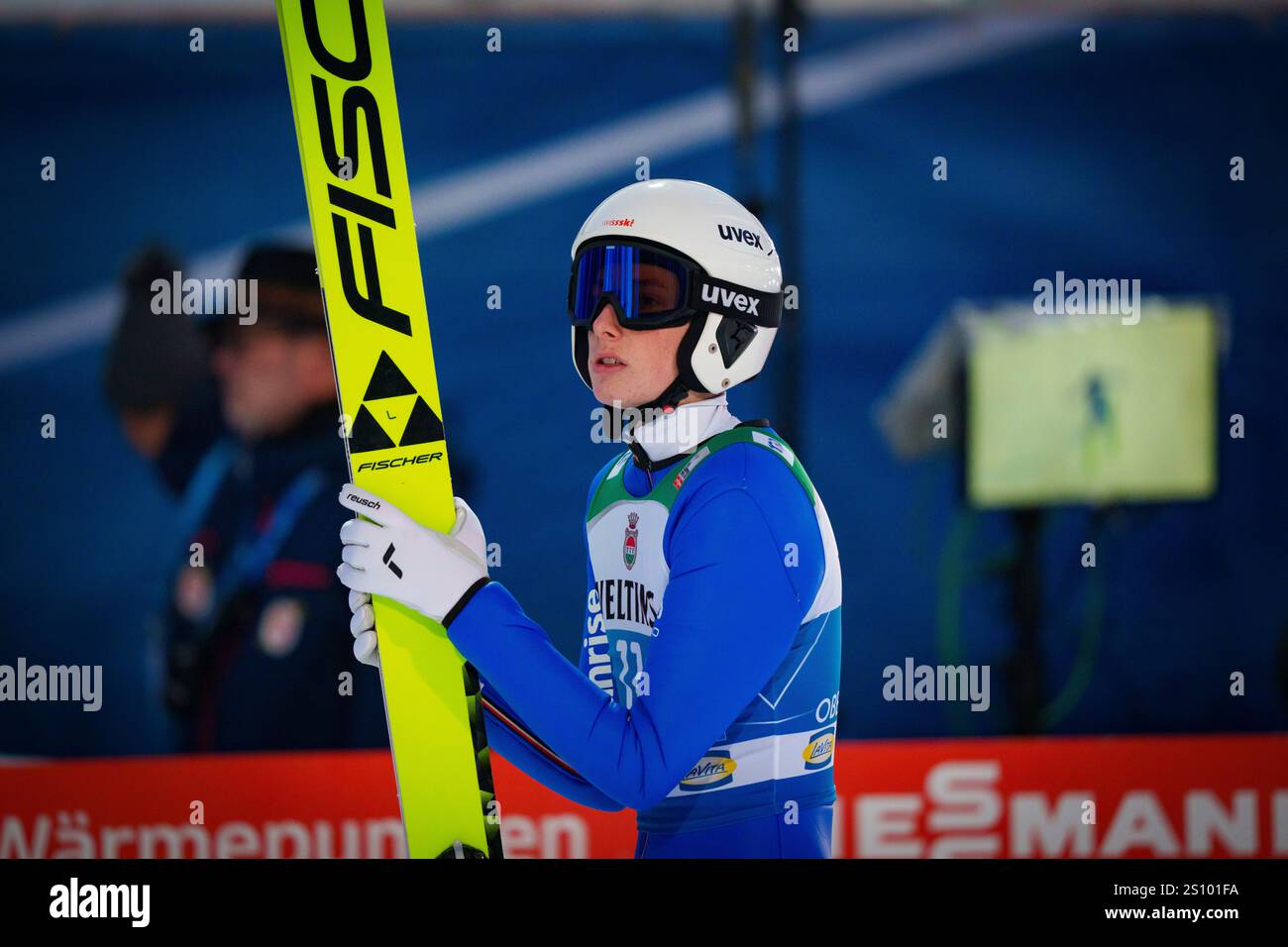 Felix Trunz, SUI in flight action at the 73. Four Hills Tournament Ski ...