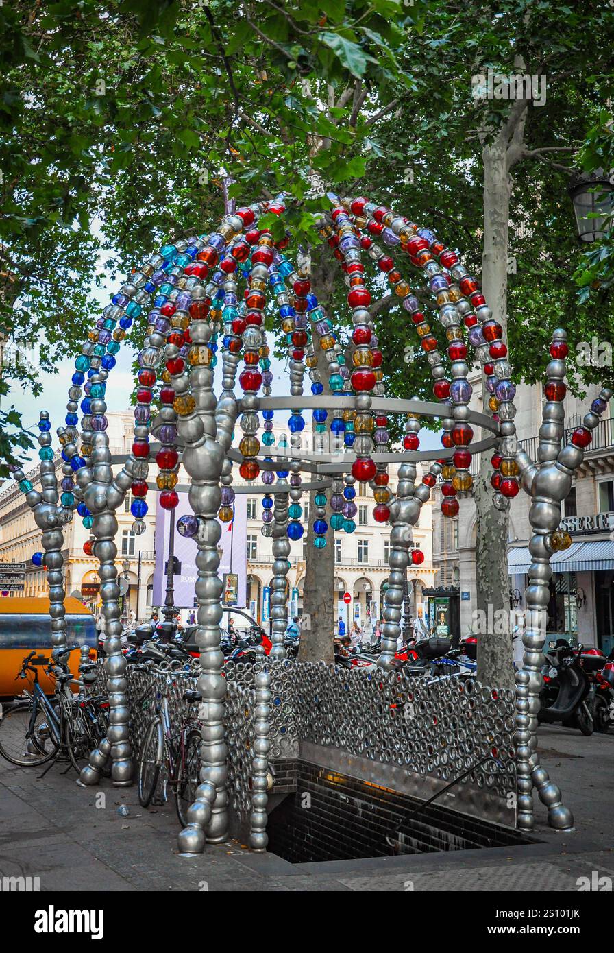 Paris: The fascinating entrance to the Palais Royal - Musée du Louvre ...