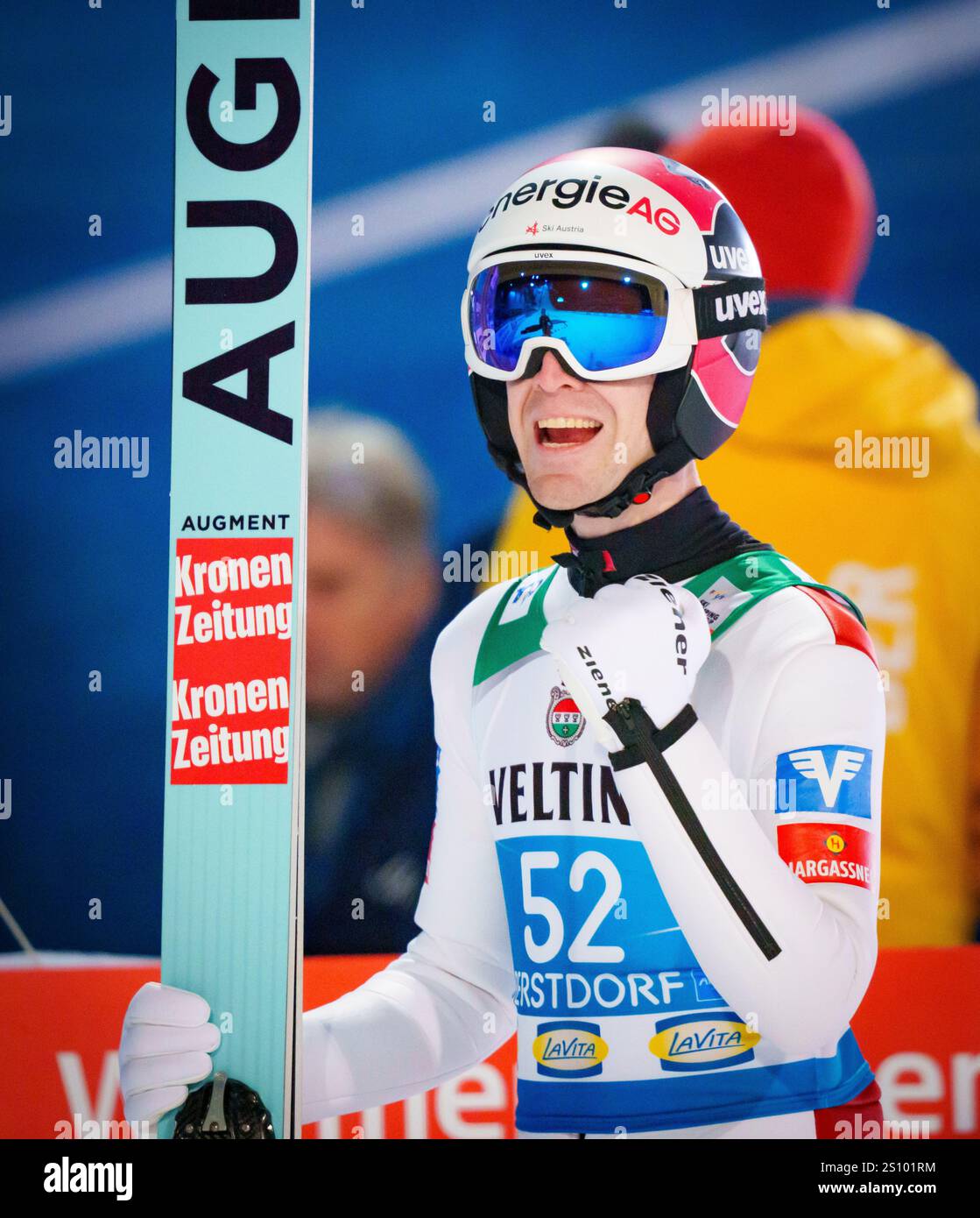 Michael Hayboeck, Hayböck, AUT in flight action at the 73. Four Hills ...