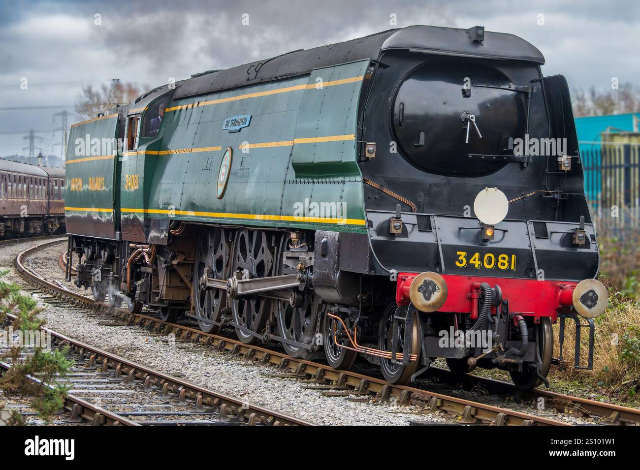 The East Lancashire Railway a new home for steam locomotive 34081 92 ...
