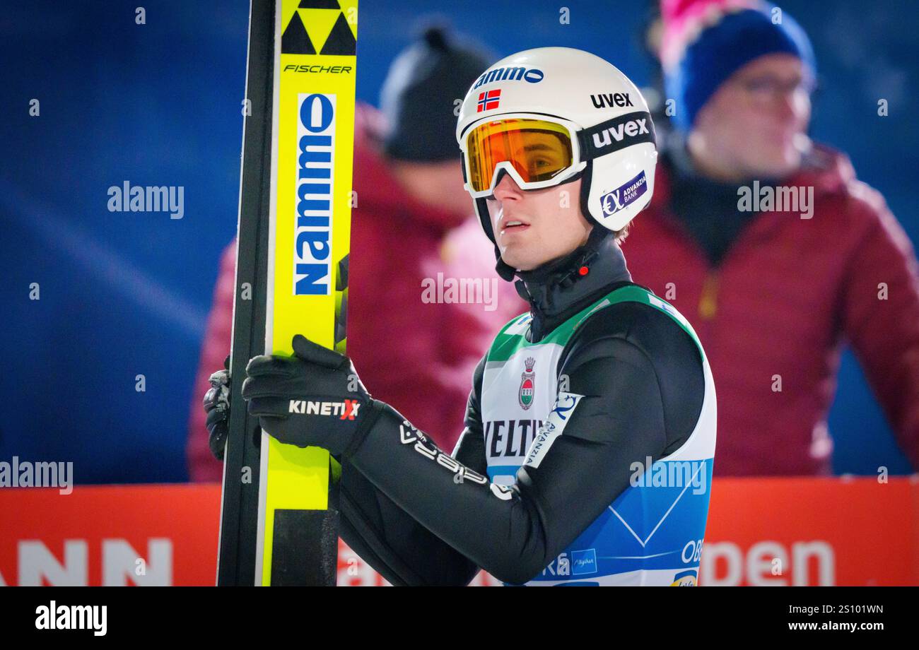 Kristoffer Eriksen Sundal, NOR in flight action at the 73. Four Hills ...